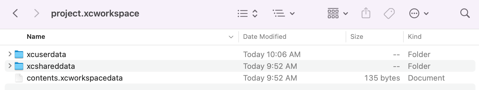 Xcode Project Sneak Peek